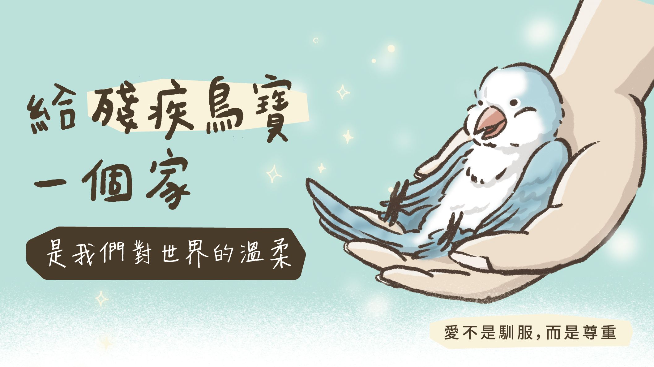 給殘疾鳥寶一個家｜是我們對世界的溫柔 | WaBay 挖貝 | 台灣最值得信賴的群眾集資 / 群眾募資平台